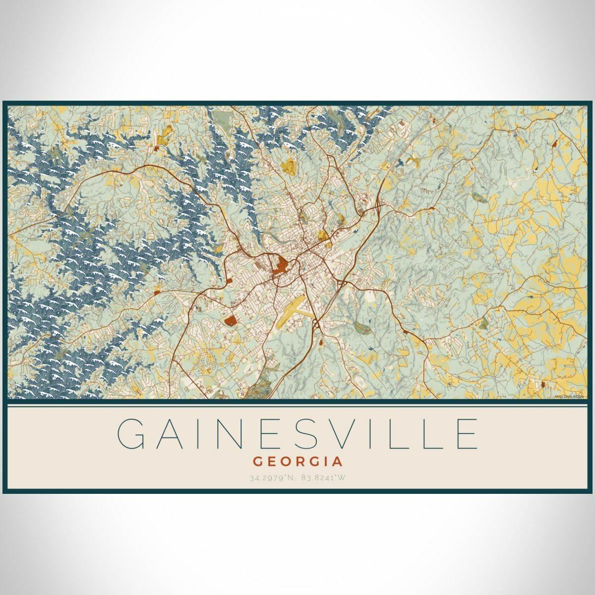 Map Of Gainesville Ga Area