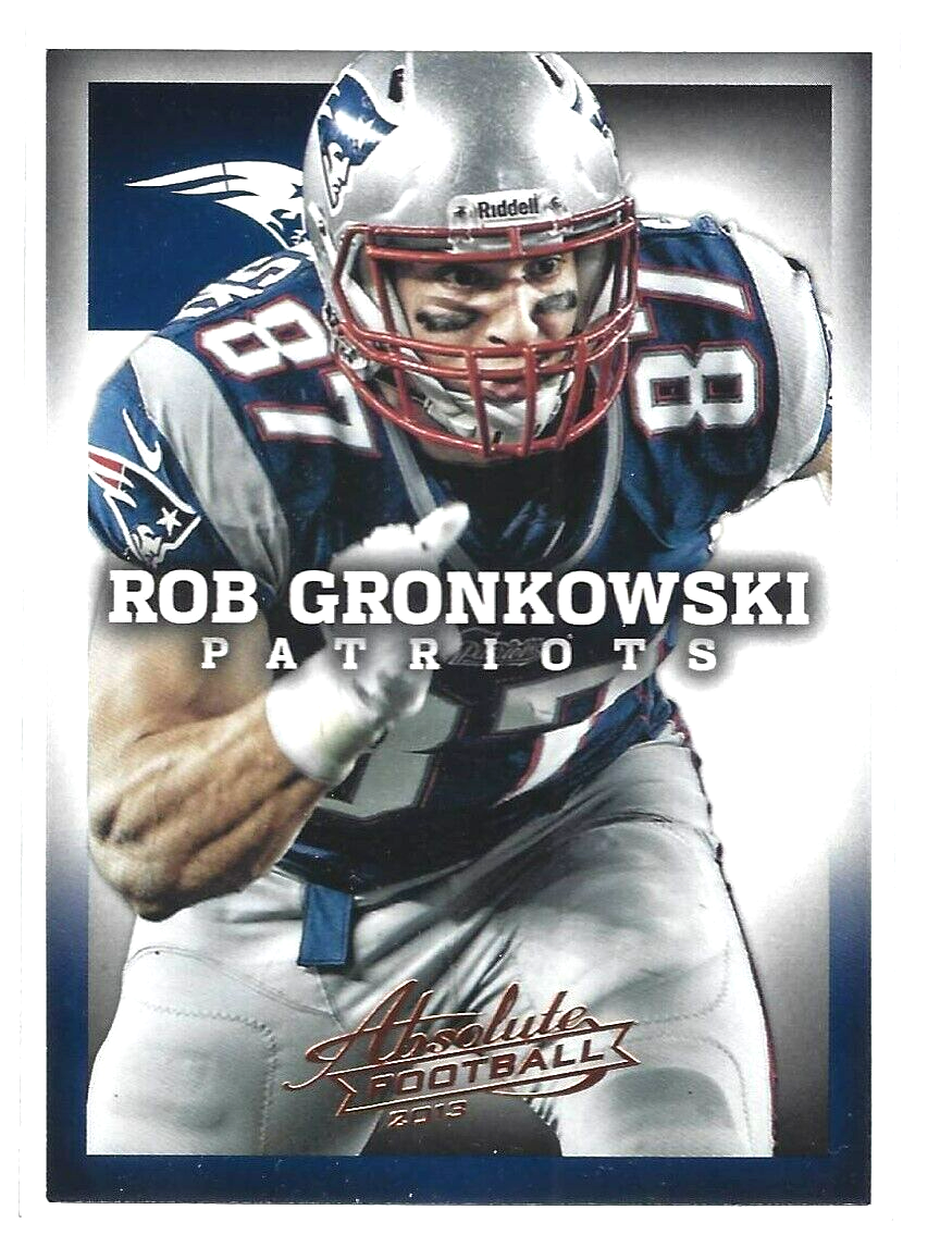 2013 Absolute Football Card #60 Rob Gronkowski New England Patriots | eBay