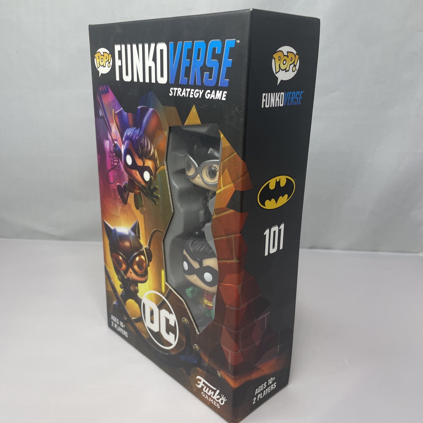 Funko POP! FunkoVerse Strategy Game #101 DC Batman w/ Catwoman & Robin ...