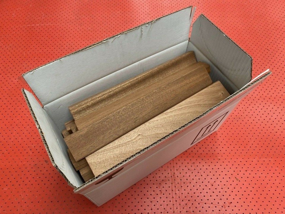 Planed Mahogany Sapele Hardwood Offcuts 5Kg Box Approx 300mm Long ...
