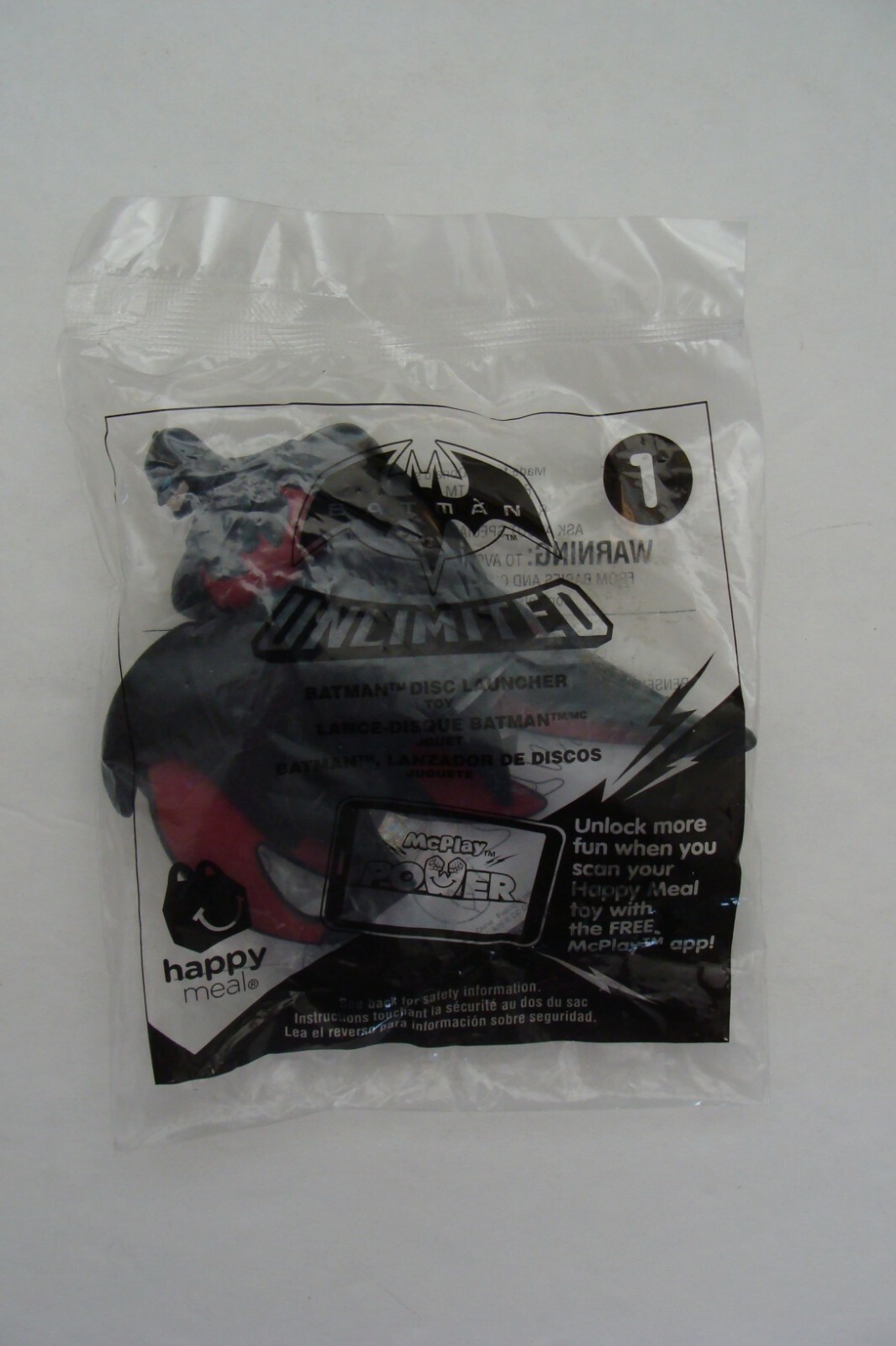 New ~ Batman Unlimited 2015 McDonald's Toy #1 Batman Disc Launcher | eBay