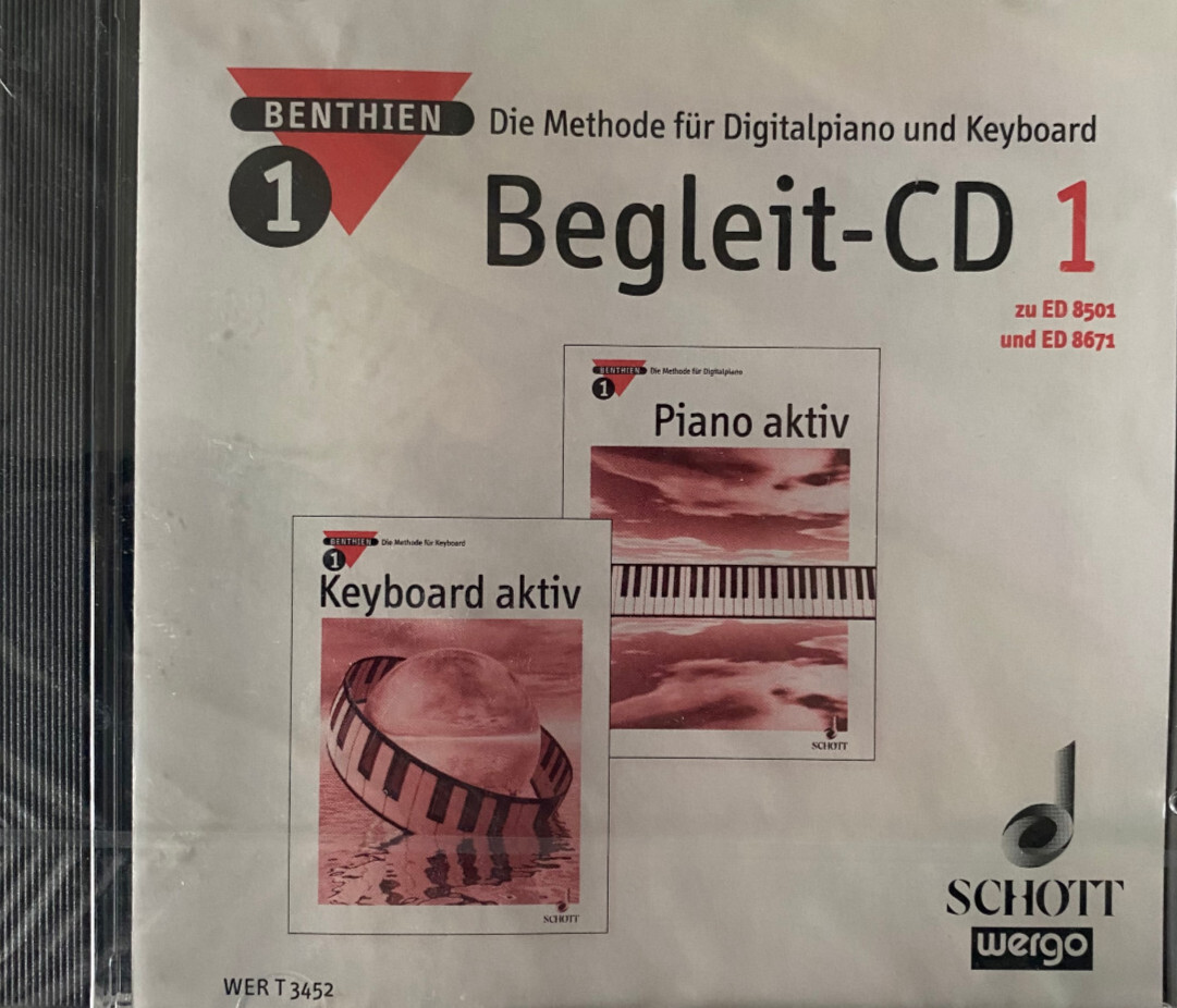 Benthien Die Methode für Digitalpiano Keyboard Begleit CD 1 zu ED 8501 ...