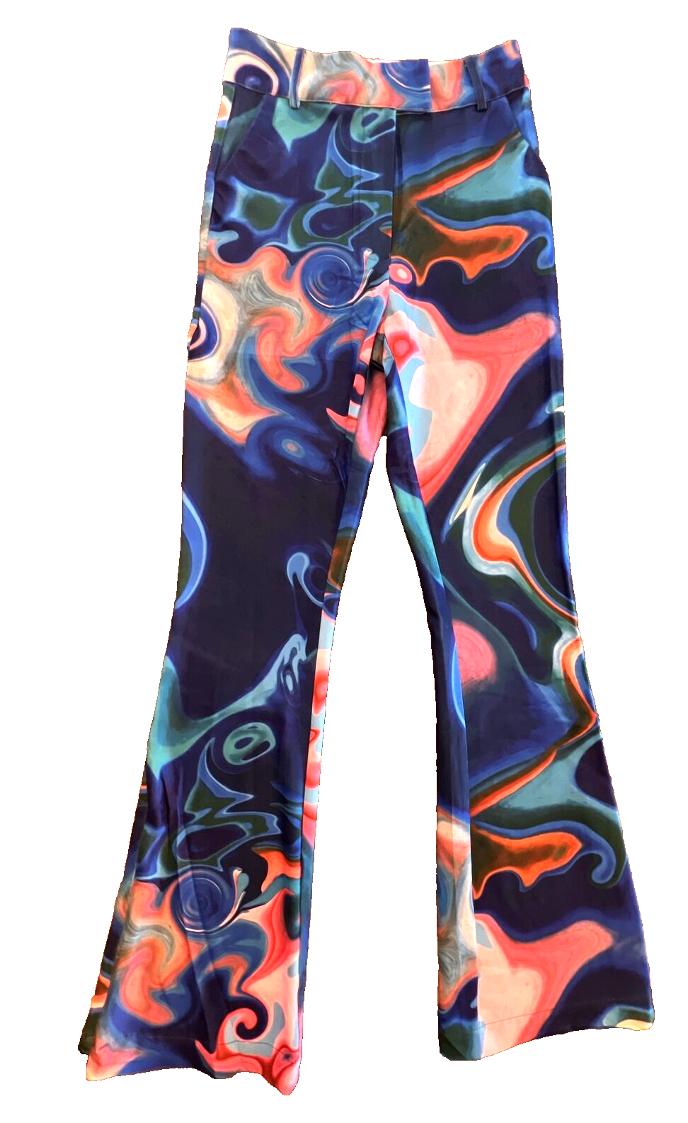 PSYCHEDELIC PANTS BURNING MAN GROOVY FESTIVAL DISCO RETRO HIPPIE 70s ...