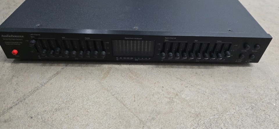 AudioSource Model EQ Eight/Series II Stereo Graphic Equalizer READ/SEE ...