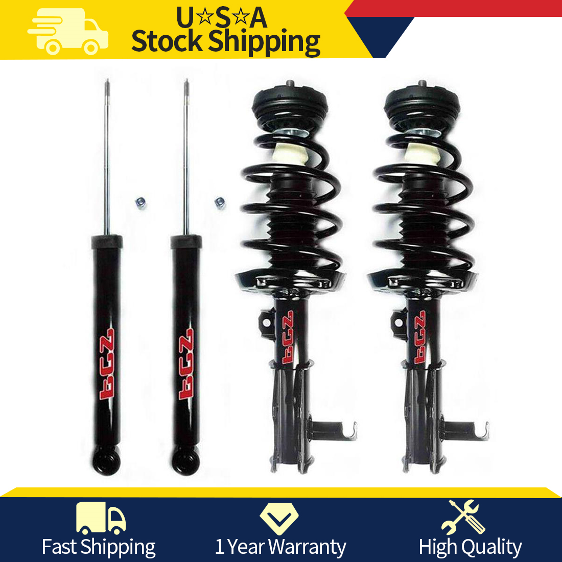 For 2014-2020 Chevrolet Impala FCS 4PCS Set Front Complete Struts ...
