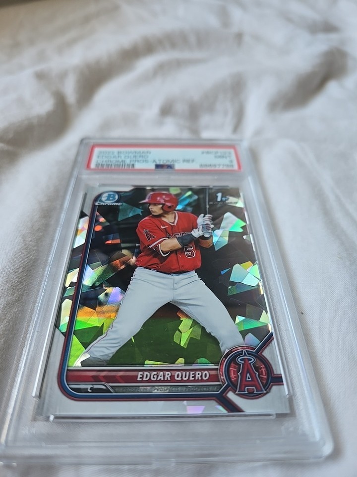 2022 Bowman Chrome Prospects Edgar Quero #BCP-123 Atomic Refractor (RC ...