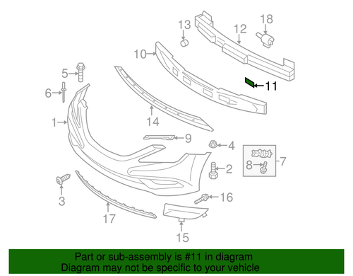 Genuine Hyundai Energy Absorber Clip 86593-24000 | eBay