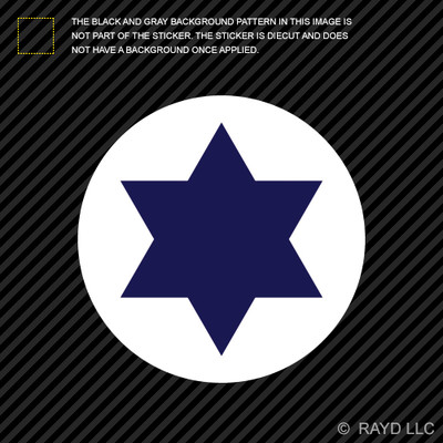 4" Israeli Air Force Roundel Sticker Die Cut Decal Israel IAF ISR IL | eBay