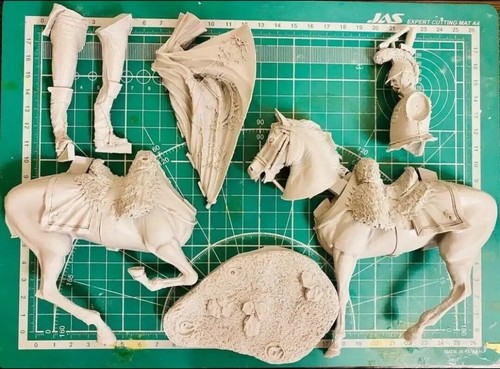 1/16 120mm Resin Model Kit French Cavalry Napoleonic Wars Unpainted ...