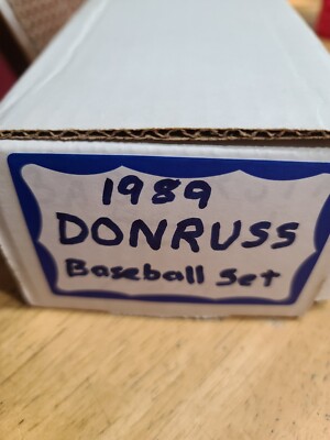 1989 DONRUSS Hand Made Baseball Card Set For Sale - PRICE REDUCED! | eBay