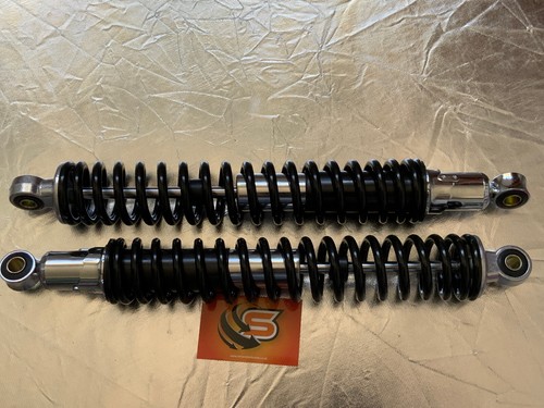 Rear Shock Absorbers Kawasaki KE175 B1-B3 D2-D5 - KE 175 Shocks Black ...
