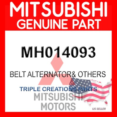 Genuine Mitsubishi Mh014093 Belt Alternator& Others OEM | eBay