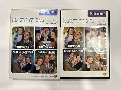 TCM Greatest Classic Films - The Thin Man Collection (DVD, 4 Disc Set ...