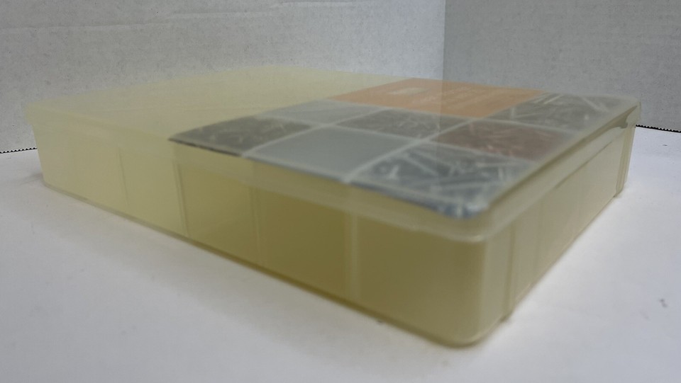 Divided Plastic Storage Case - 21-Compartment Craft Hobby Jewelry ...