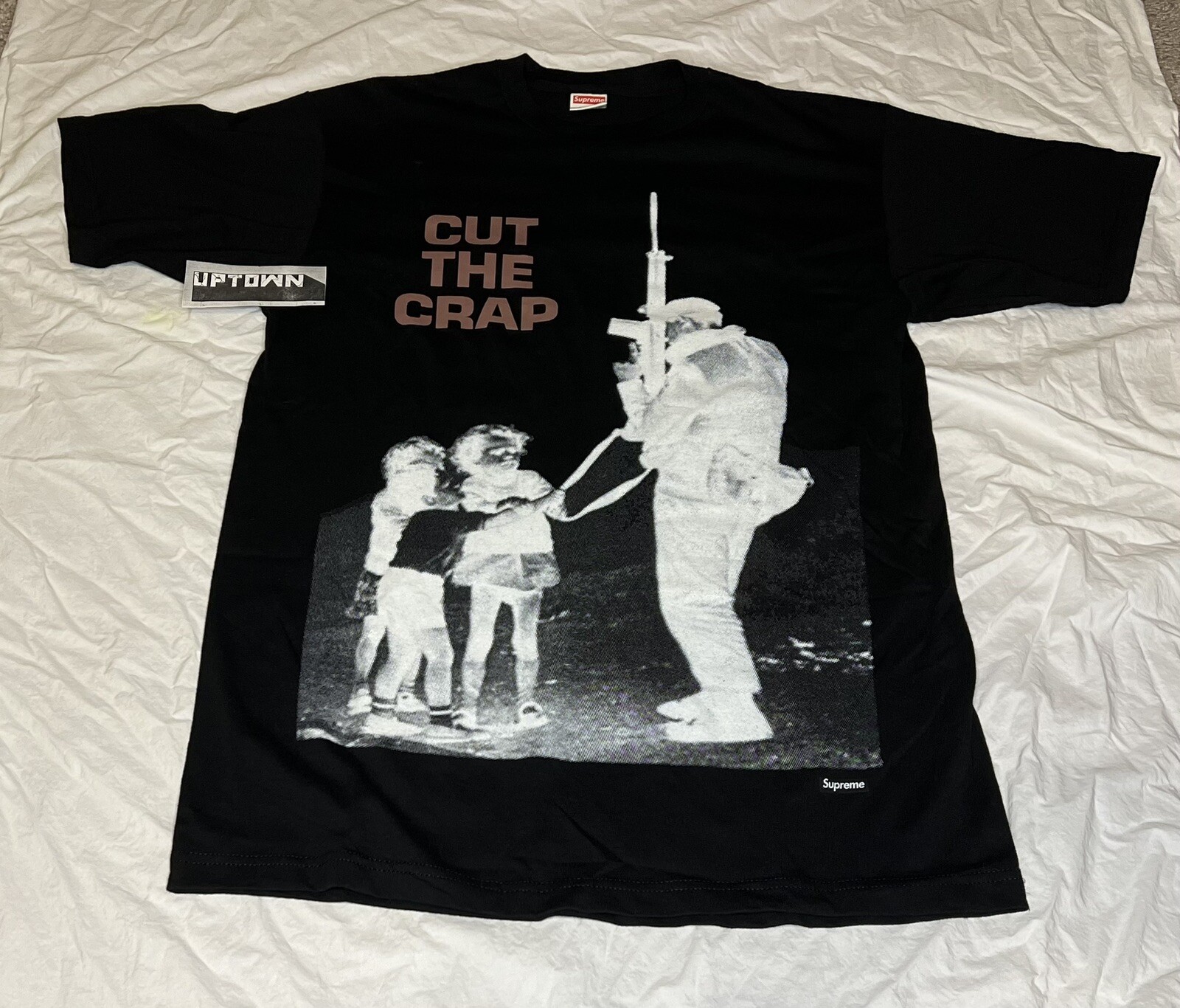 Very rare SS09 Supreme Cut The Crap Tee T-shirt size LRG Box Logo | eBay