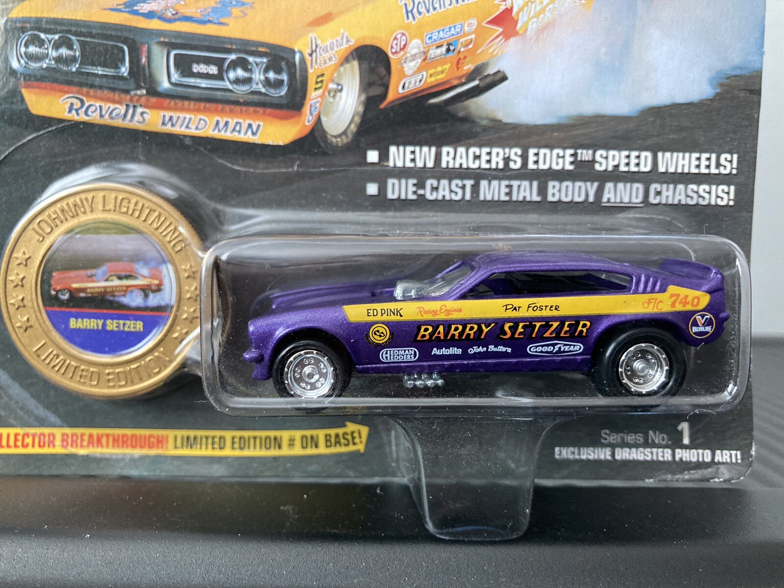 1971 Chevy Vega Barry Setzer 1:64 scale diecast by Johnny Lightning | eBay