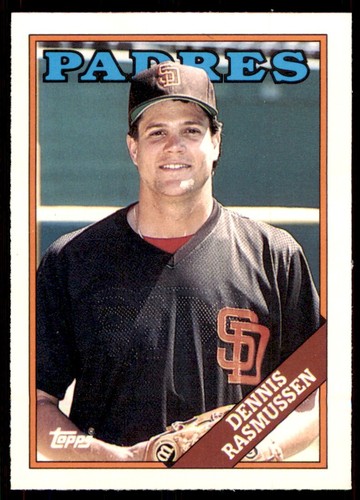 1988 Topps Traded. Dennis Rasmussen Baseball Cards #91T | eBay