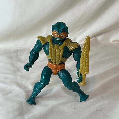 He-Man Vintage Merman Masters Of The Universe MOTU Complete W/ Sword ...