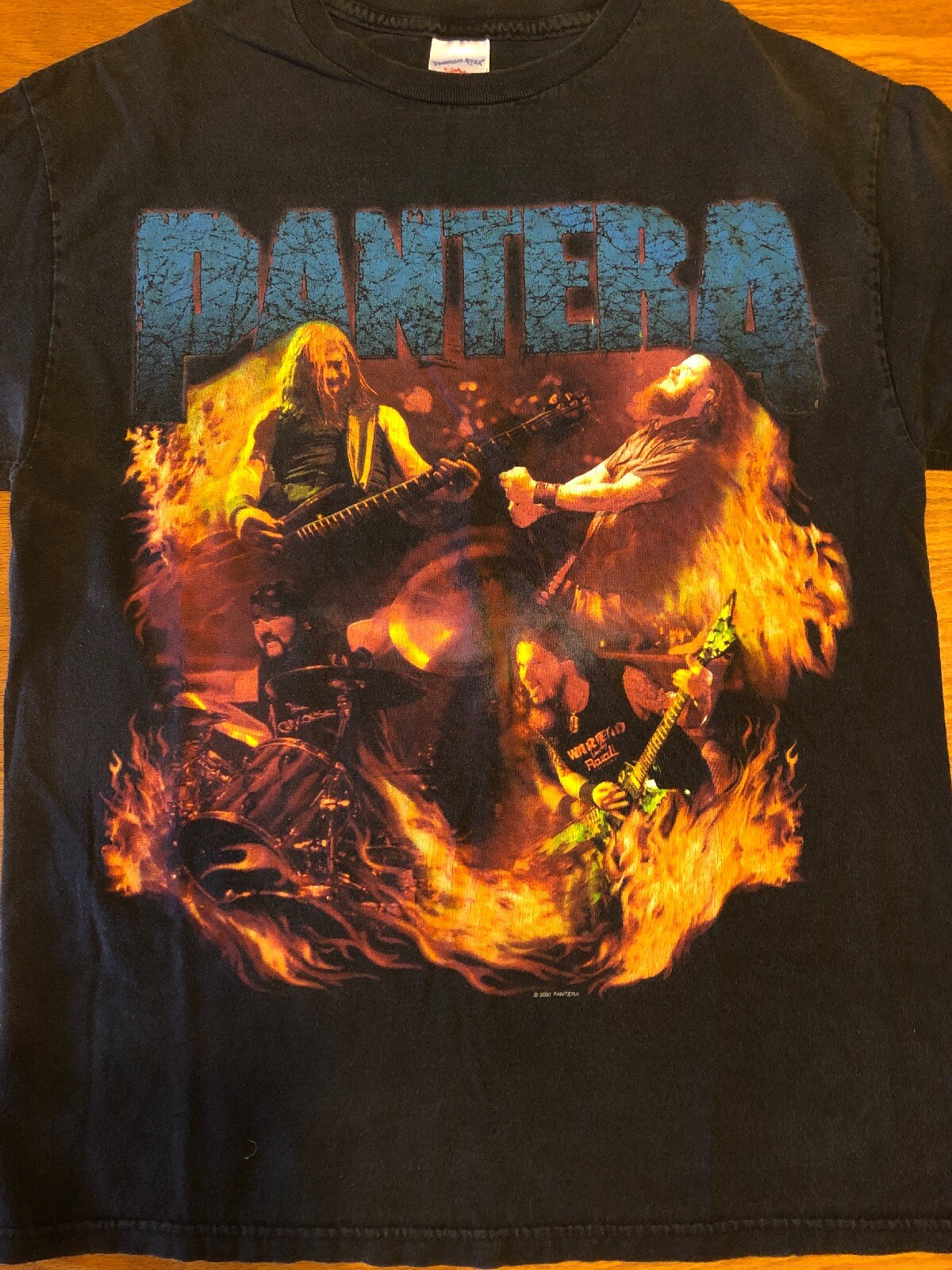 Vintage 2001 Pantera Reinventing The Steel T Shirt Medium Concert Tour ...