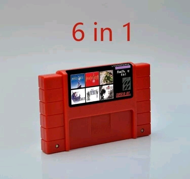 Finall Series Mystic Quest II III IV V VI - RPG Game Cartridge USA NTSC ...