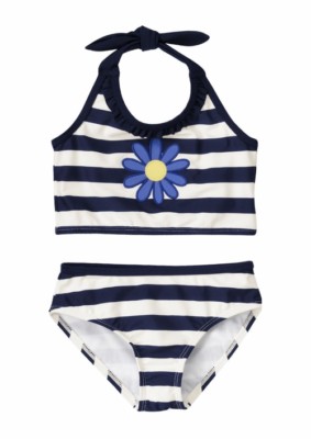 NWT Gymboree Nautical Stripe Daisy Tankini Two-Piece Swimsuit Swimwear ...