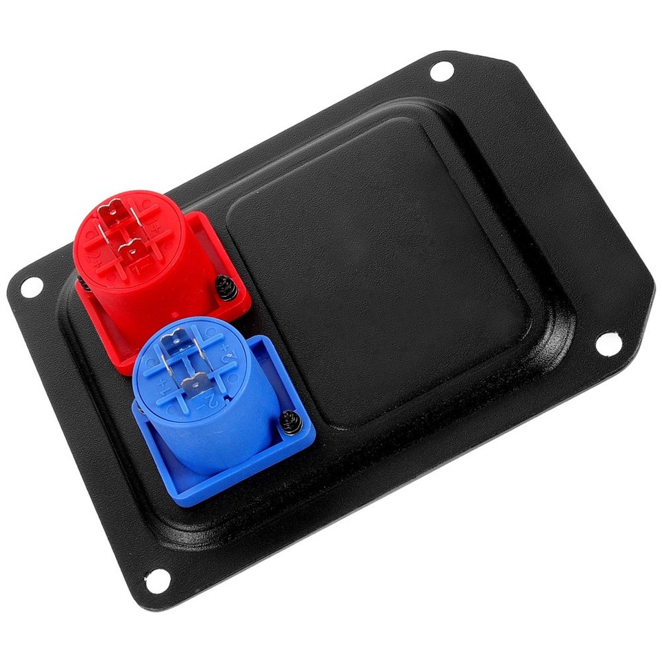 Double Hole Speaker Panel Holder Base for Stand Audio Female Socket ...