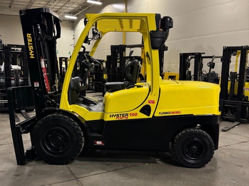 2021 Hyster H100FT 10000 LB 3 Stage Mast Diesel Side Shifter Forklift ...
