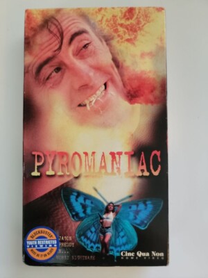 Pyromaniac VHS 1995, RARE OOP, TESTED Cine Qua Non Home Video Cult ...