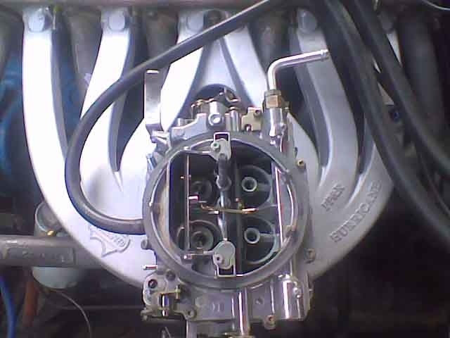 Slant 6 Mopar 225 Slant Six Valiant 4 Barrel Intake Manifold ...