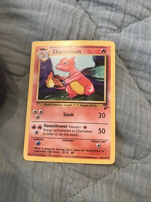 Pokémon TCG Charmeleon Base Set 24/102 Regular Unlimited Uncommon | eBay