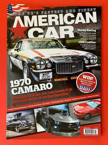 AMERICAN CAR MAGAZINE Apr 2013 - Chevrolet Camaro 1970 - Cadillac ...