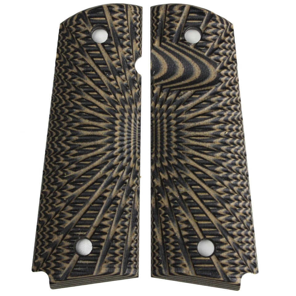 EMP 1911 Grips G10 Aggressive Starburst Fits Springfield Armory EMP 4 ...