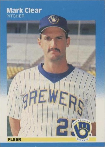 1987 Fleer - #341 Mark Clear for sale online | eBay