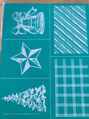 Tiered Tray - Christmas Cutouts Chalk Couture Transfer RETIRED | eBay