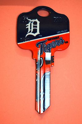 Great Gift Idea MLB DETROIT TIGERS KWIKSET KW1, KW10, KW11 UNCUT KEY ...