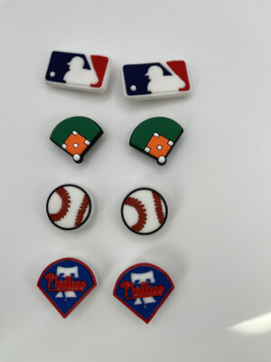MLB Philadelphia Phillies Baseball Team For Crocs Shoe Charms Jibbitz ...
