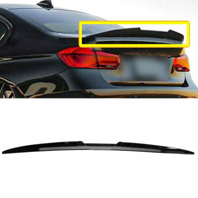 For Adjustable Rear Trunk Bonnet Spoiler Lip Roof Tail Wing Car Sedan ...