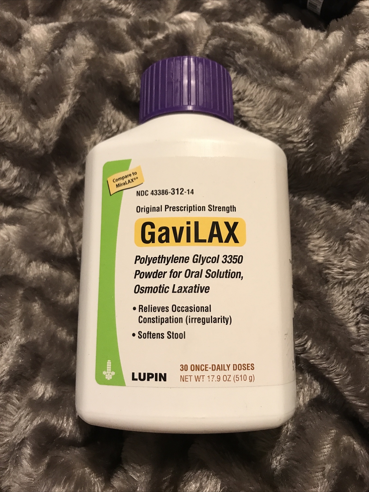 GaviLAX Powder, 30 Once Daily Doses, 17.9oz Per Bottle | eBay