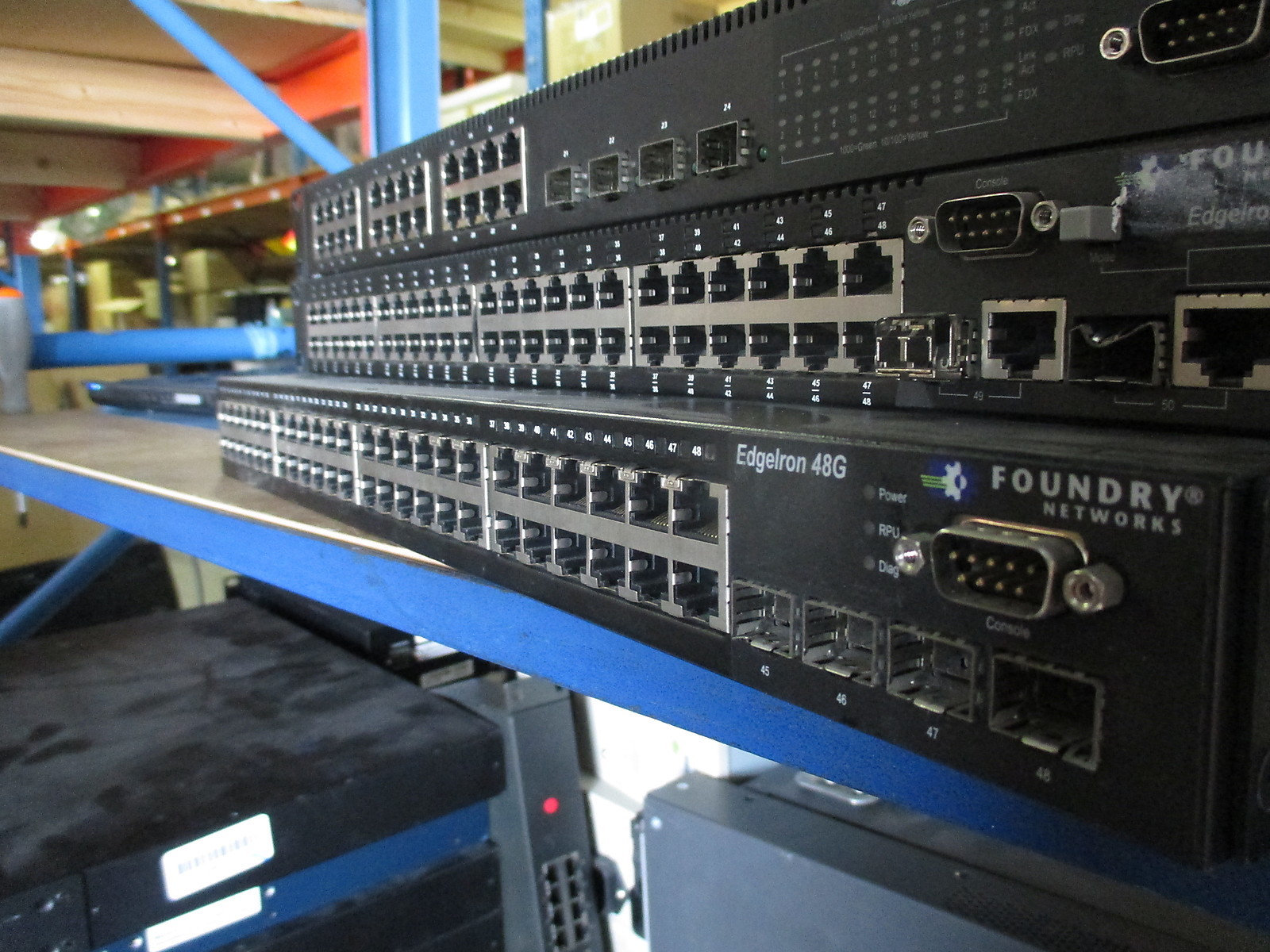 Foundry Networks Edgelron 48G EIF48G 48-Port Ethernet GIGABIT GB Network Switch | eBay.de