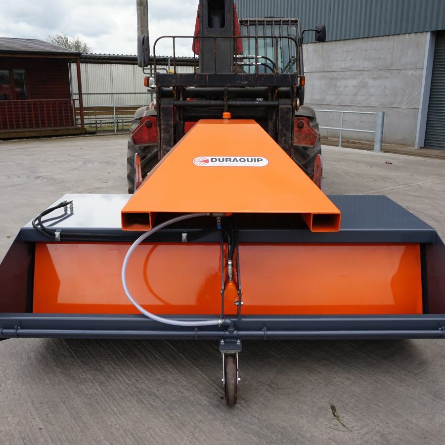Telehandler forklift industrial road yard brush sweeper £5,680+VAT ...