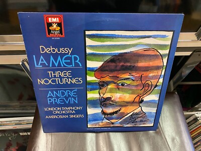 Andre Previn Debussy La Mer Three Nocturnes LP EMI Angel 1984 DIGITAL ...