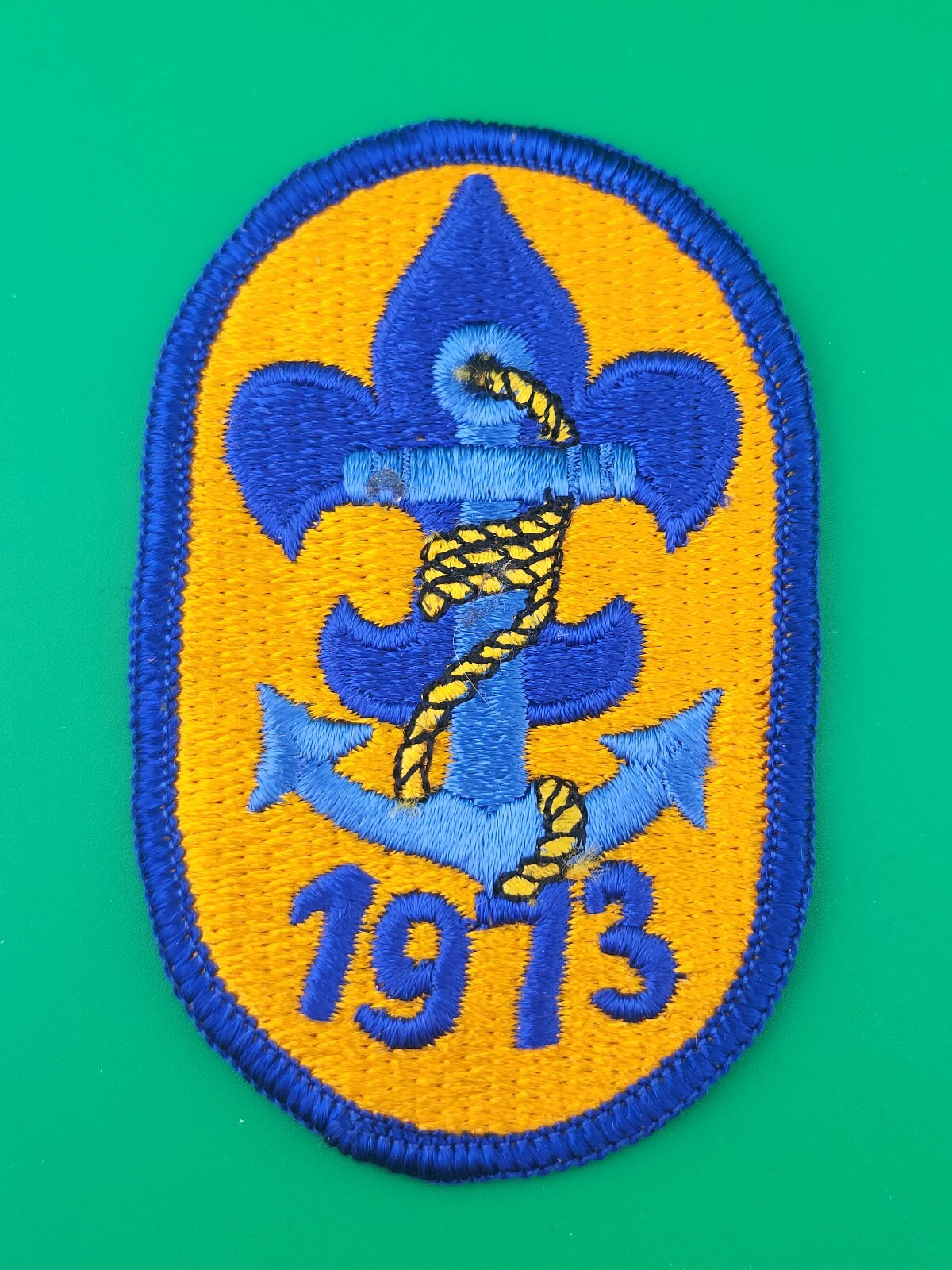 1973 National Jamboree Navy Anchor Recruiter Patch BSA Boy Scouts Of ...