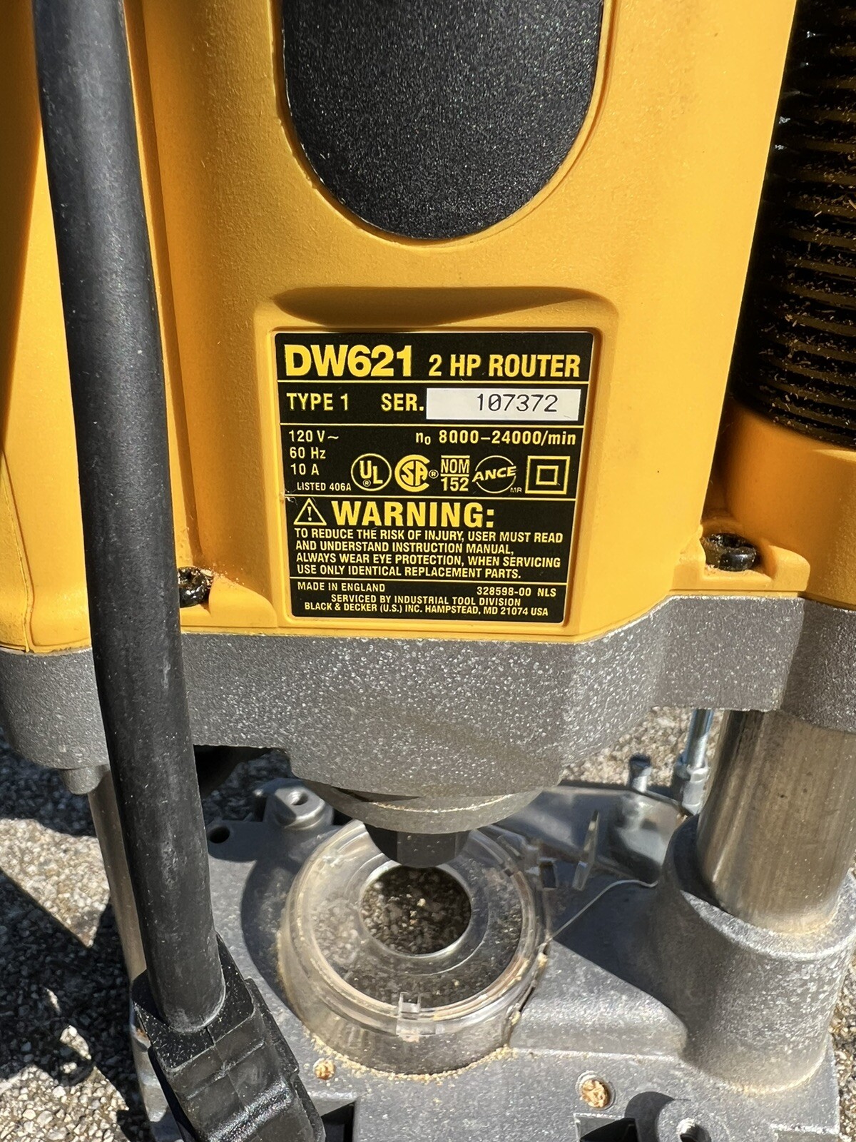 Dewalt DW621 2 HP EVS Plunge Router | eBay