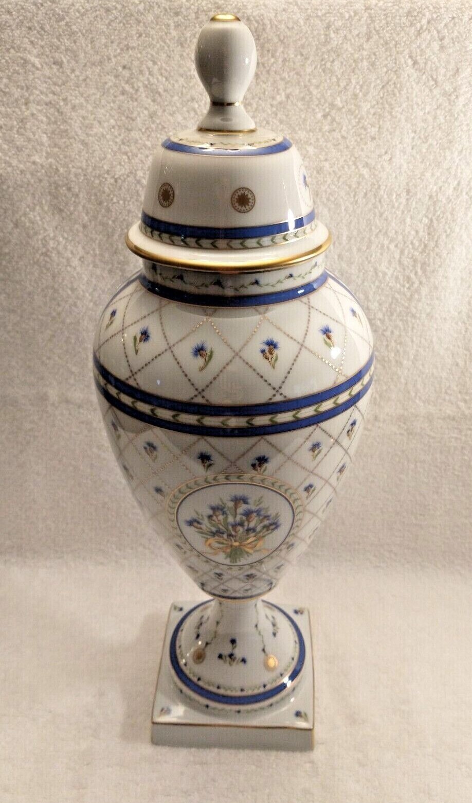 Haviland Limoges Porcelain Urn With Removable Top, Val de Loire Design ...