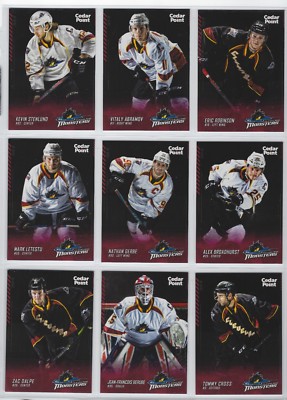 2018-19 Cleveland Monsters (AHL) complete 9 card team set | eBay