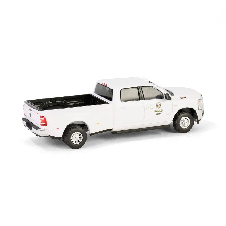 2023 Ram 3500 Laramie Dually - LAPD 1:64 Scale Model - Greenlight ...