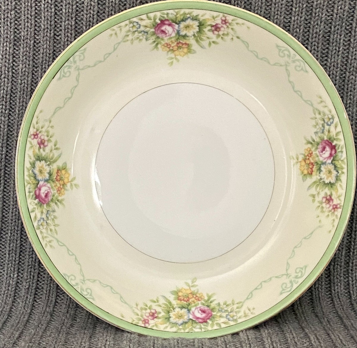 Meito China Patterns Green Absolutely Stunning Set Of 8 Hand Painted