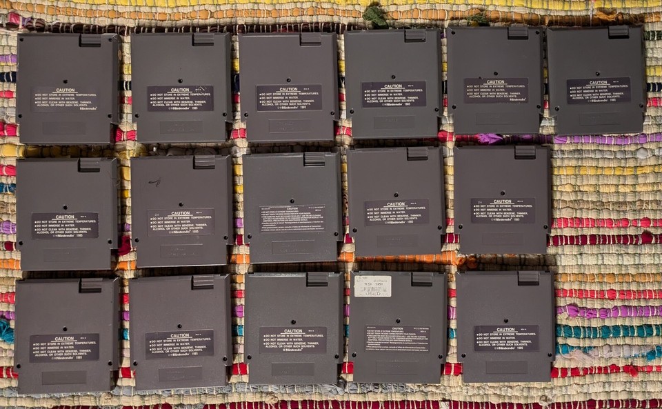 Lot of 16 NES Nintendo Games / Carts Only All Tested and Working Super ...