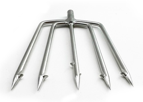 5 Prong Trident Stainless Steel Spear Tip | eBay