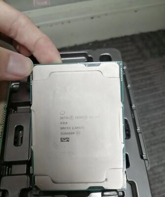 Intel Xeon Silver 4316 CPU processor 2.3GHz 20 cores 40 threads socket ...